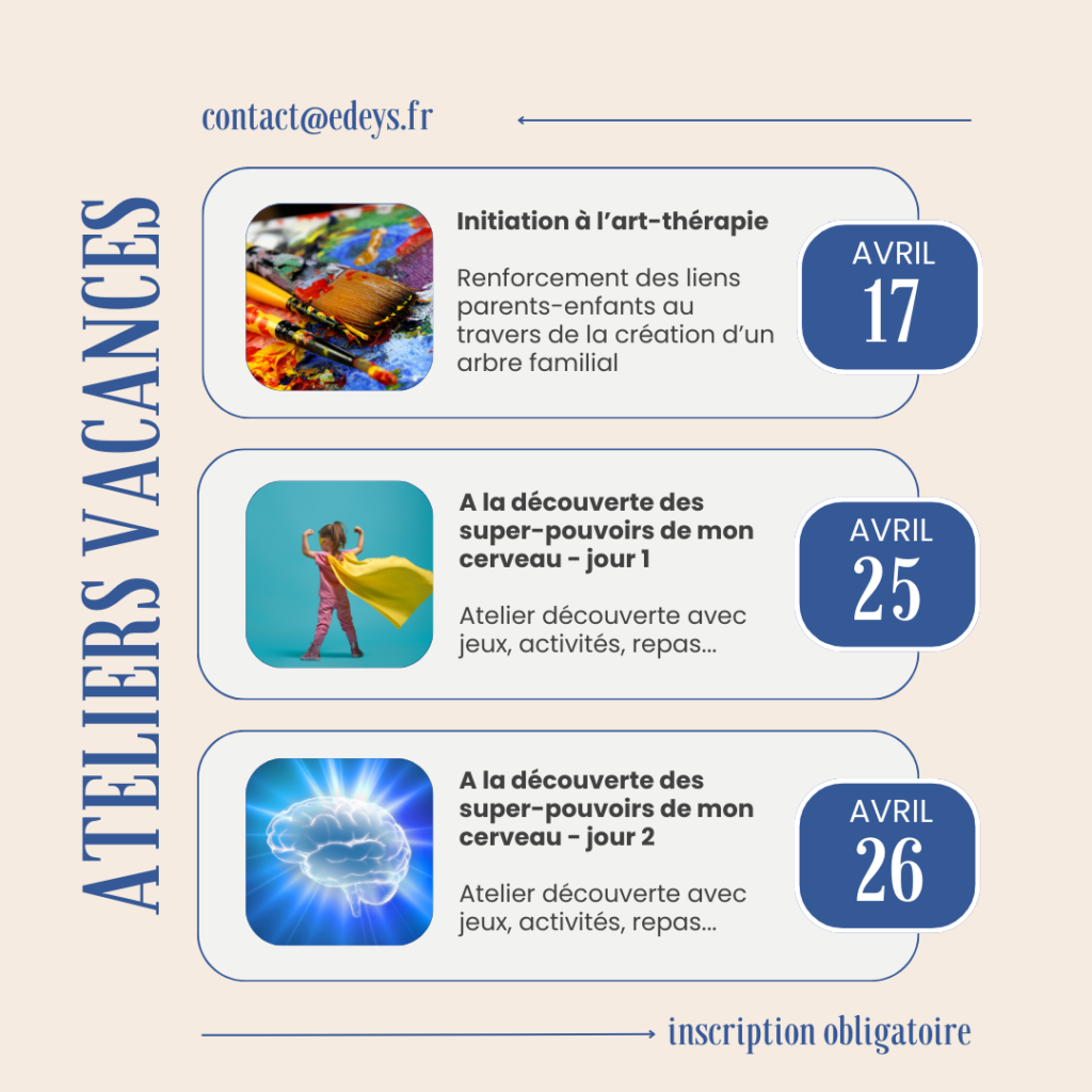 Ateliers vacances d’avril – EDEYS